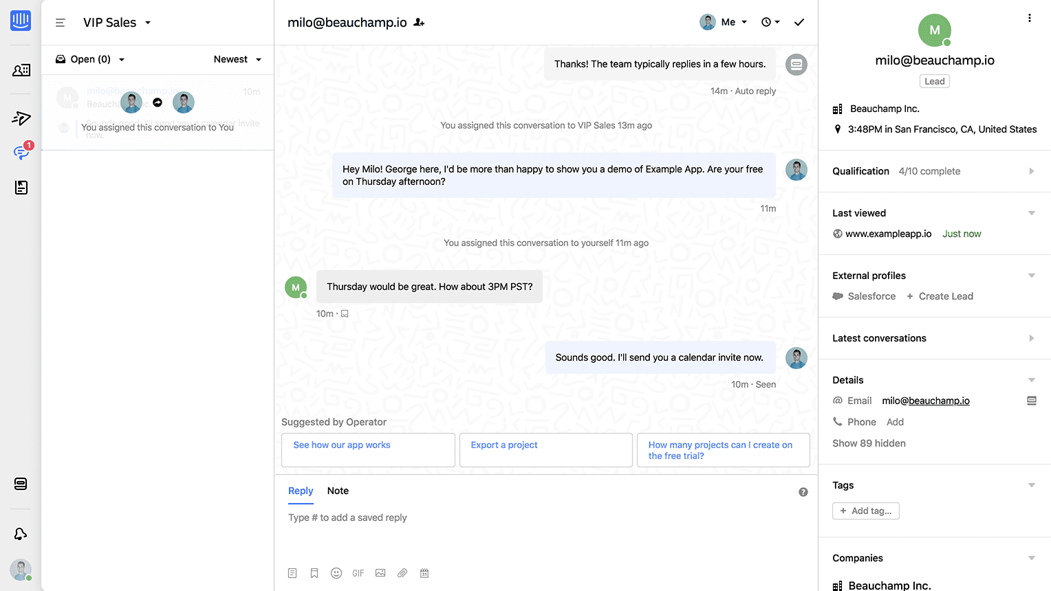Intercom Integration - WhatConverts