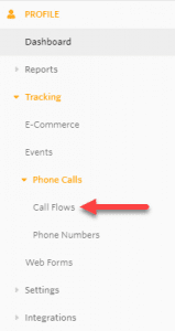 Setting up a Basic Dial Call Flow - Help Center - WhatConverts