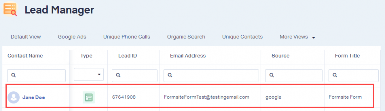 Formsite Form Tracking - Help Center - WhatConverts