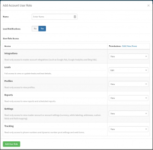 Product Update: Assign Users Roles and Permissions - WhatConverts