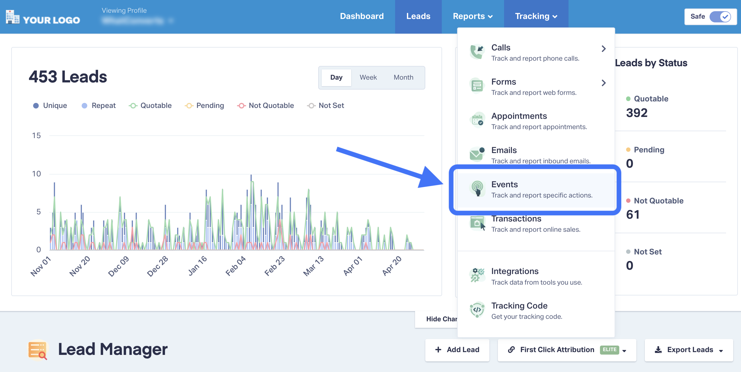 Custom Event Tracking